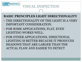 Basics of carrying out Visual Inspection of Engineering Goods | PPTX ...
