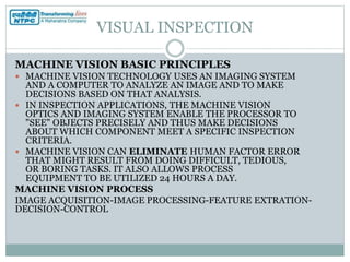 Basics of carrying out Visual Inspection of Engineering Goods | PPTX ...