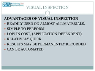 Basics of carrying out Visual Inspection of Engineering Goods | PPT