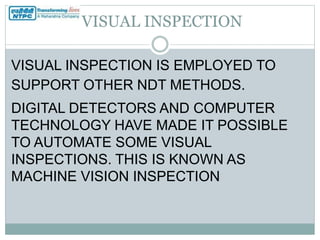 Basics of carrying out Visual Inspection of Engineering Goods | PPTX ...