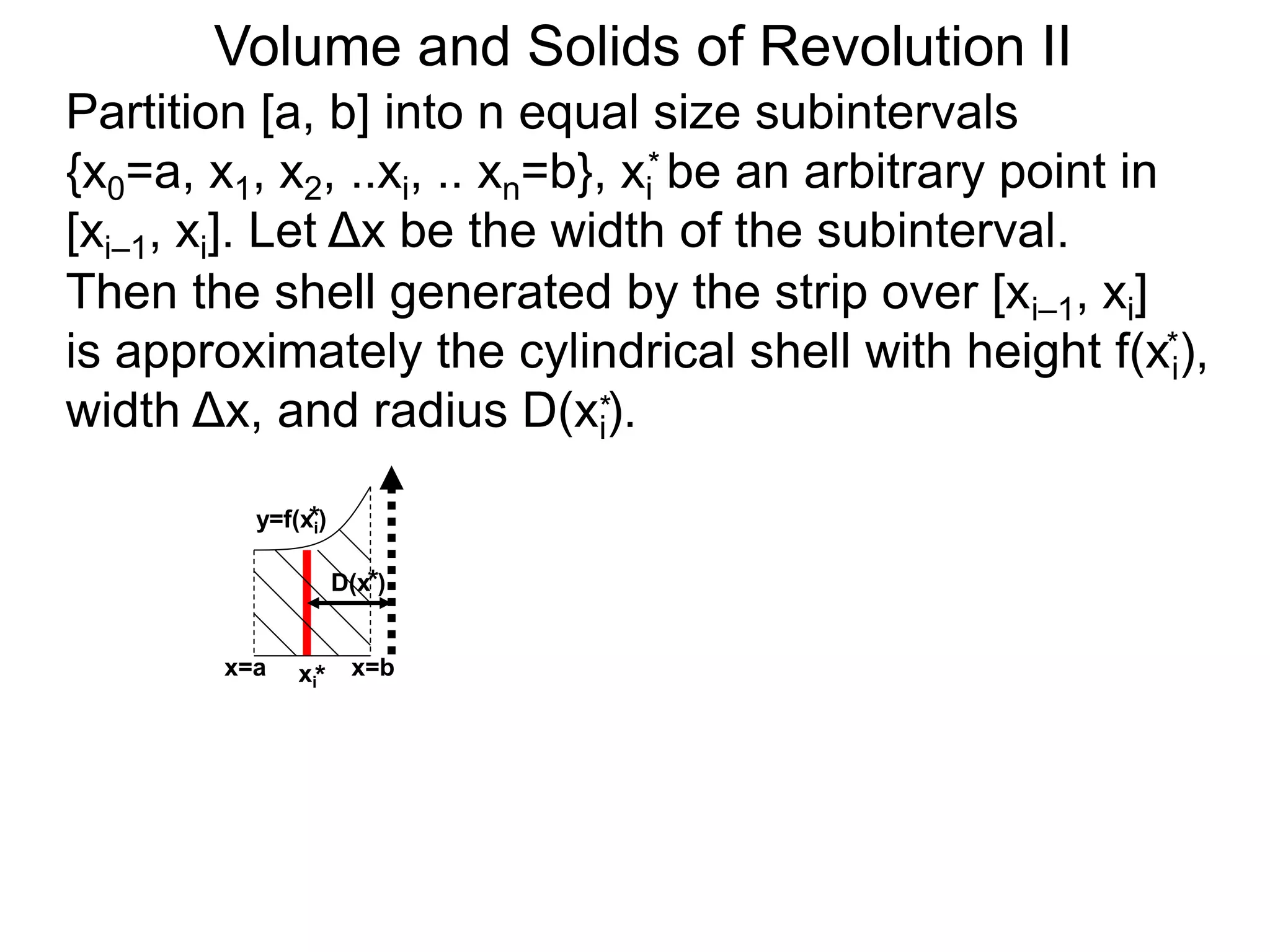 6 volumes of solids of revolution ii x | PPT
