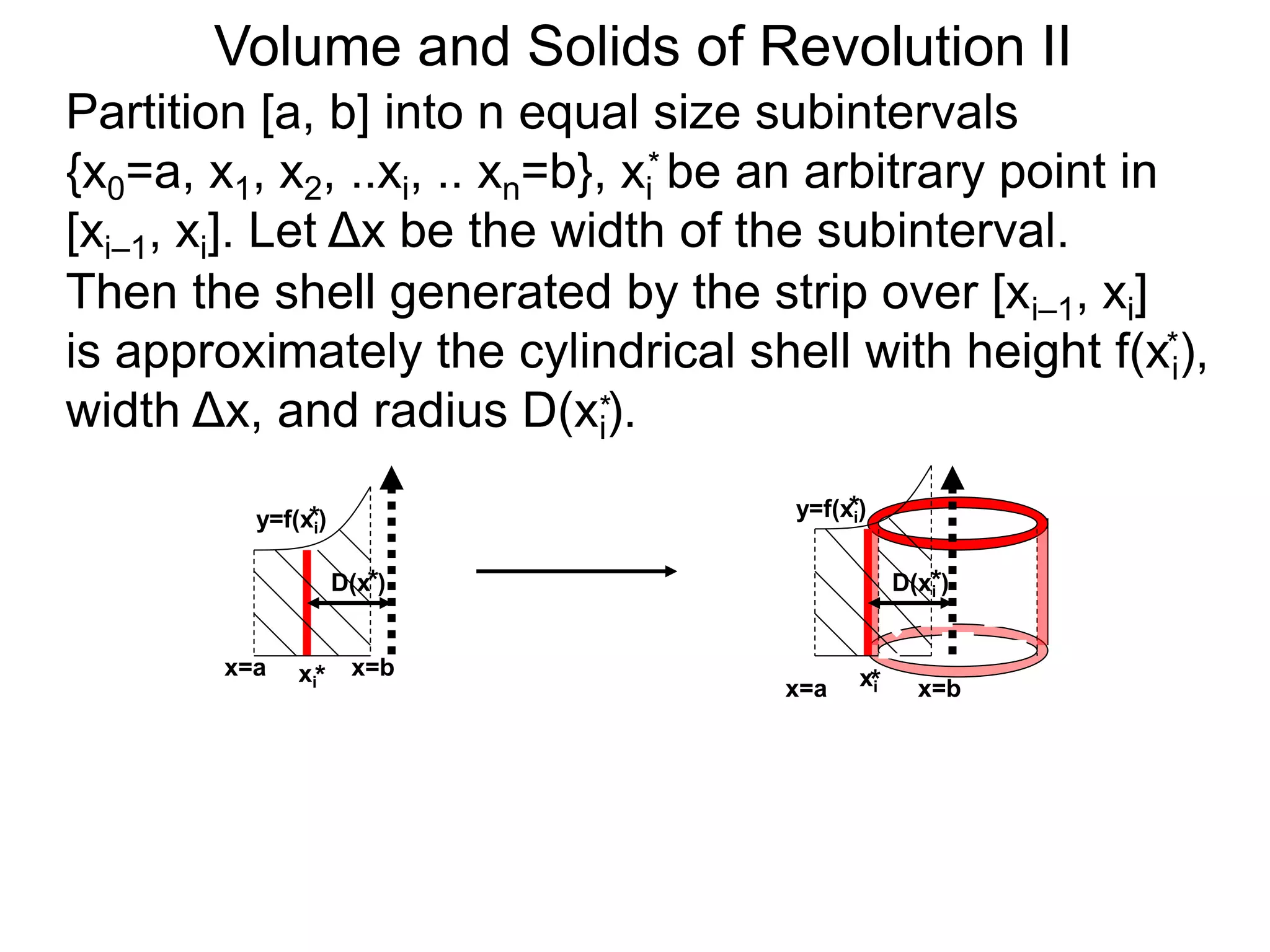 6 volumes of solids of revolution ii x | PPT