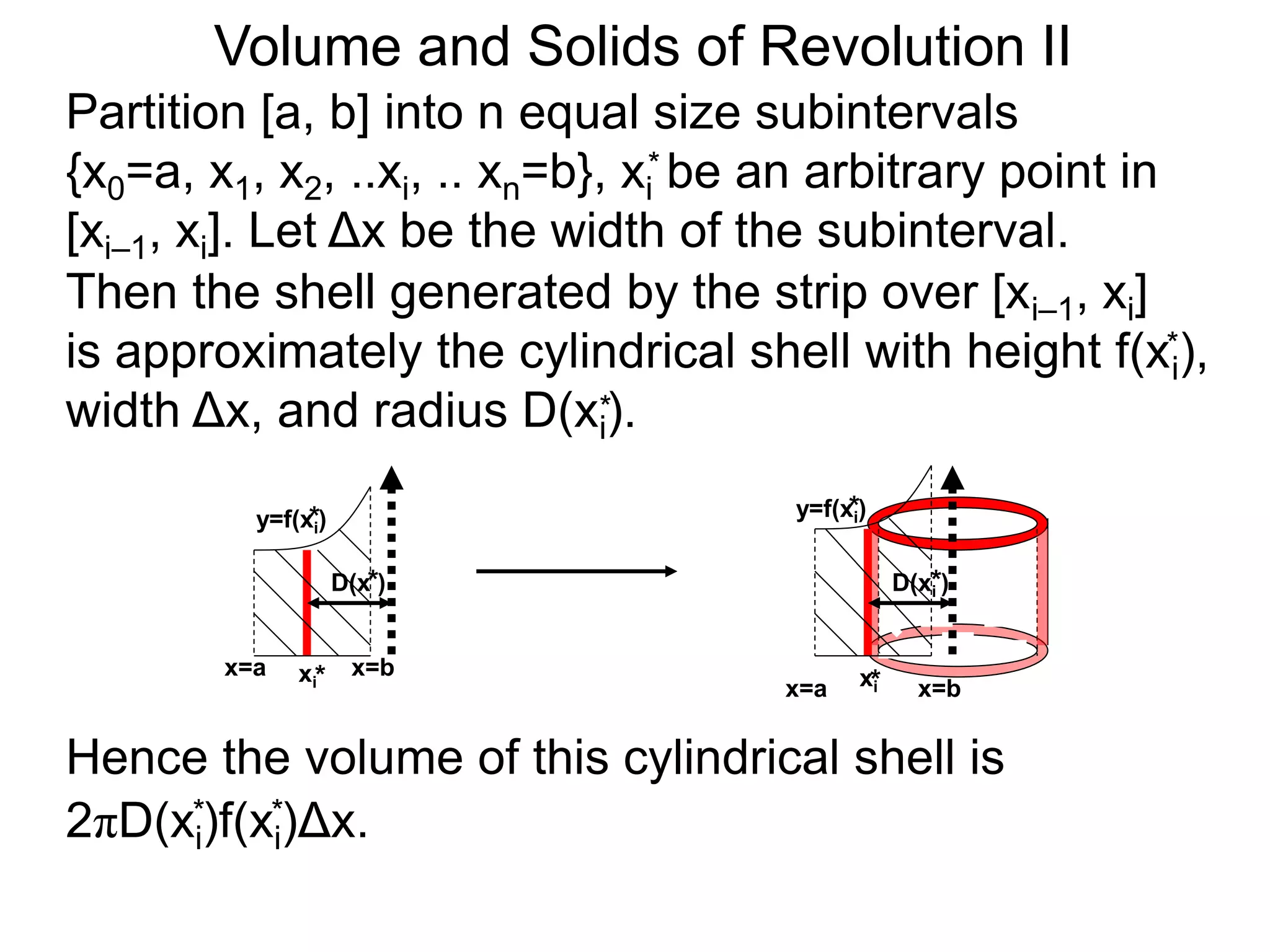 6 volumes of solids of revolution ii x | PPT