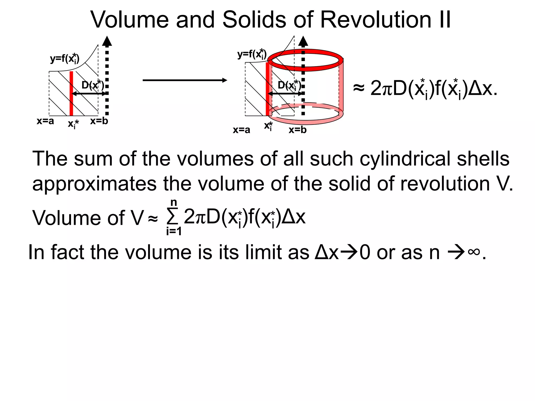 6 volumes of solids of revolution ii x | PPT