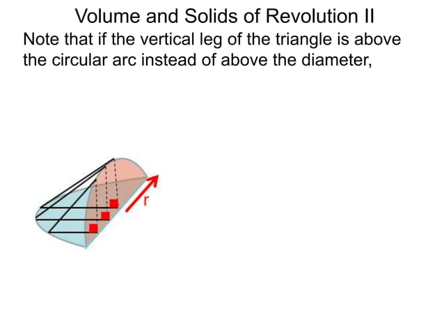 6 volumes of solids of revolution ii x | PPT