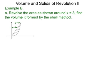 6 volumes of solids of revolution ii x | PPTX
