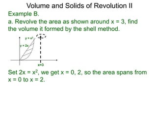 6 volumes of solids of revolution ii x | PPTX
