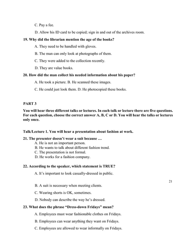 6 VSTEP TEST ........................... | DOCX | Medical Health