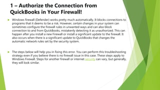 Simple Techniques To Fix Quickbooks Error Code 12029 | PPTX