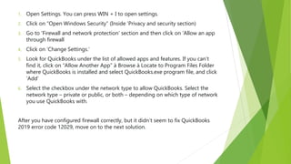 Simple Techniques To Fix Quickbooks Error Code 12029 | PPTX