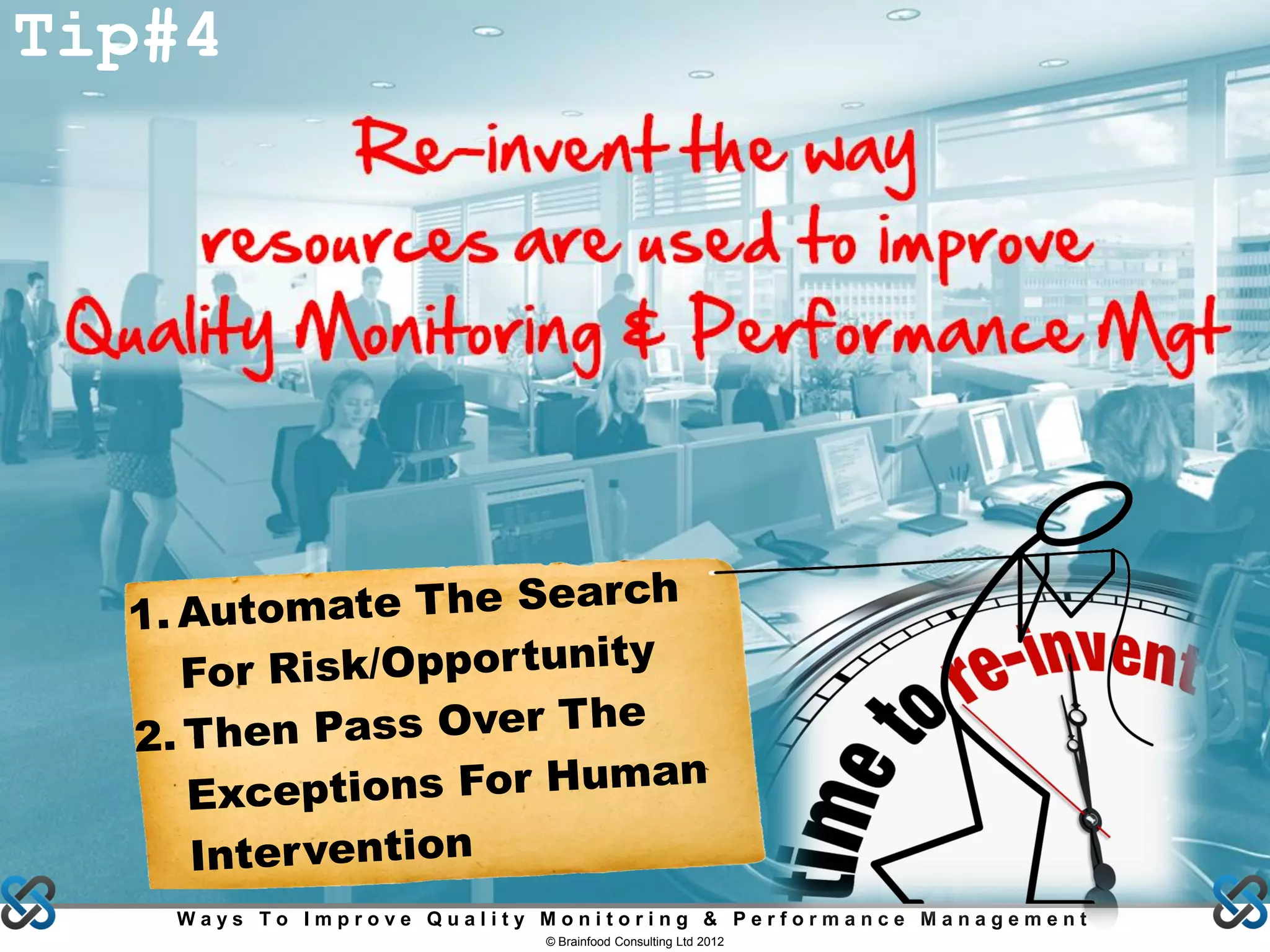 6 ways to improve quality monitoring & performance management | PDF ...