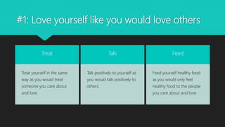 6 ways to promote self care and self-love | PPT