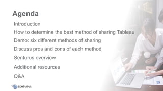 Tableau: 6 Ways to Publish & Share Dashboards | PPTX