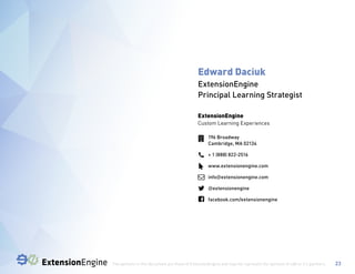 When Your LMS Doesn't Cut It: 6 Scenarios for Open edX in Corporate Training | PDF