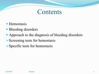 3. approach to_bleeding_disorders_seminar | PPTX