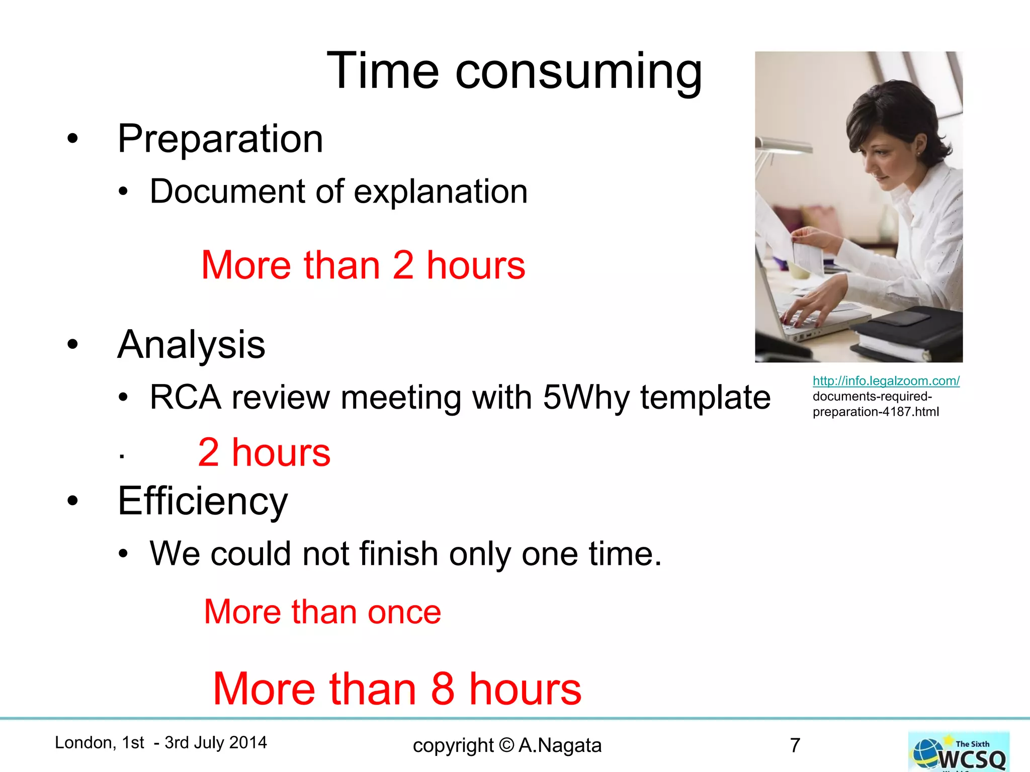Agile RCA presentation 6 WCSQ | PDF