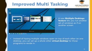 (6) windows 10 histroy and featurs ppt hari master piece | PPT