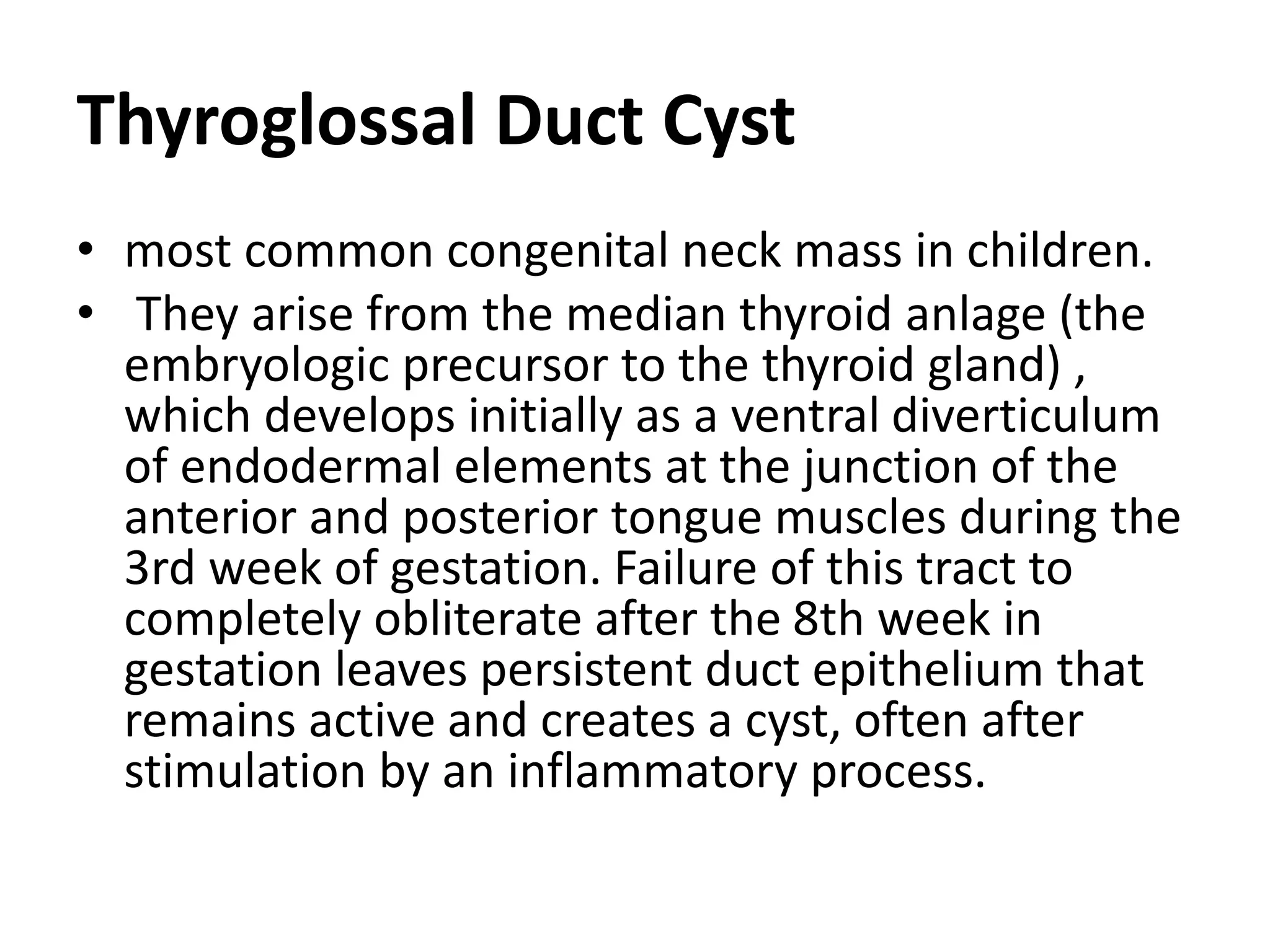 Congenital Benign Neck masses | PPTX