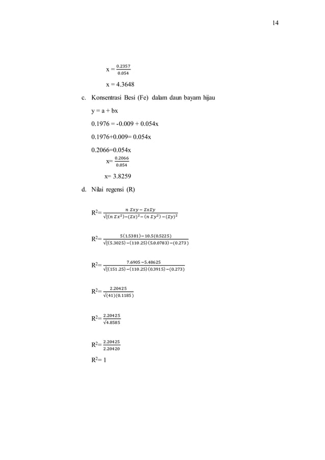 Pengujian kadar besi dalam air dengan metode aas | DOCX