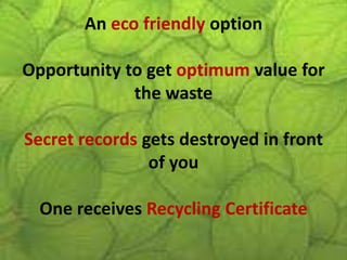 Wealth Out of Waste Project Ahmedabad | PPTX