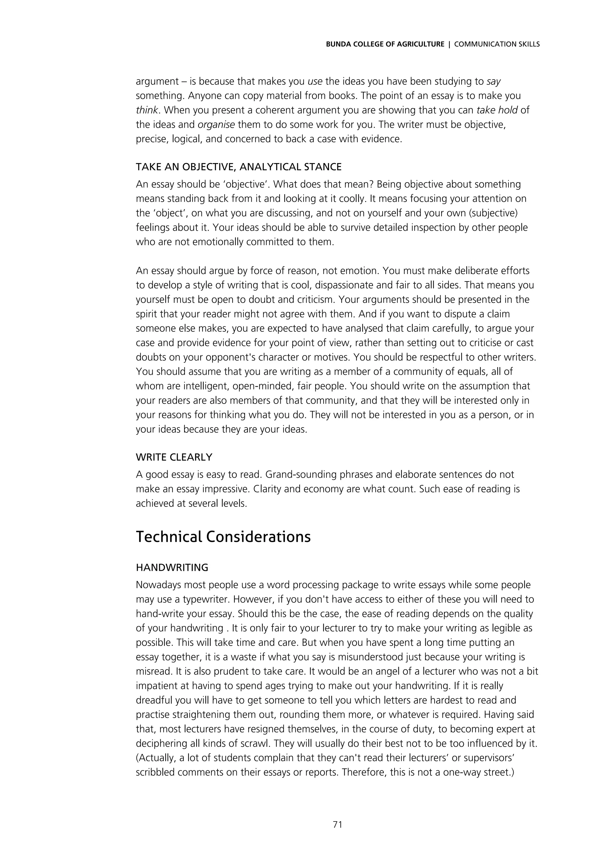 Communication Skills: Writing | PDF