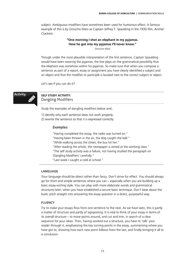 Communication Skills: Writing | PDF