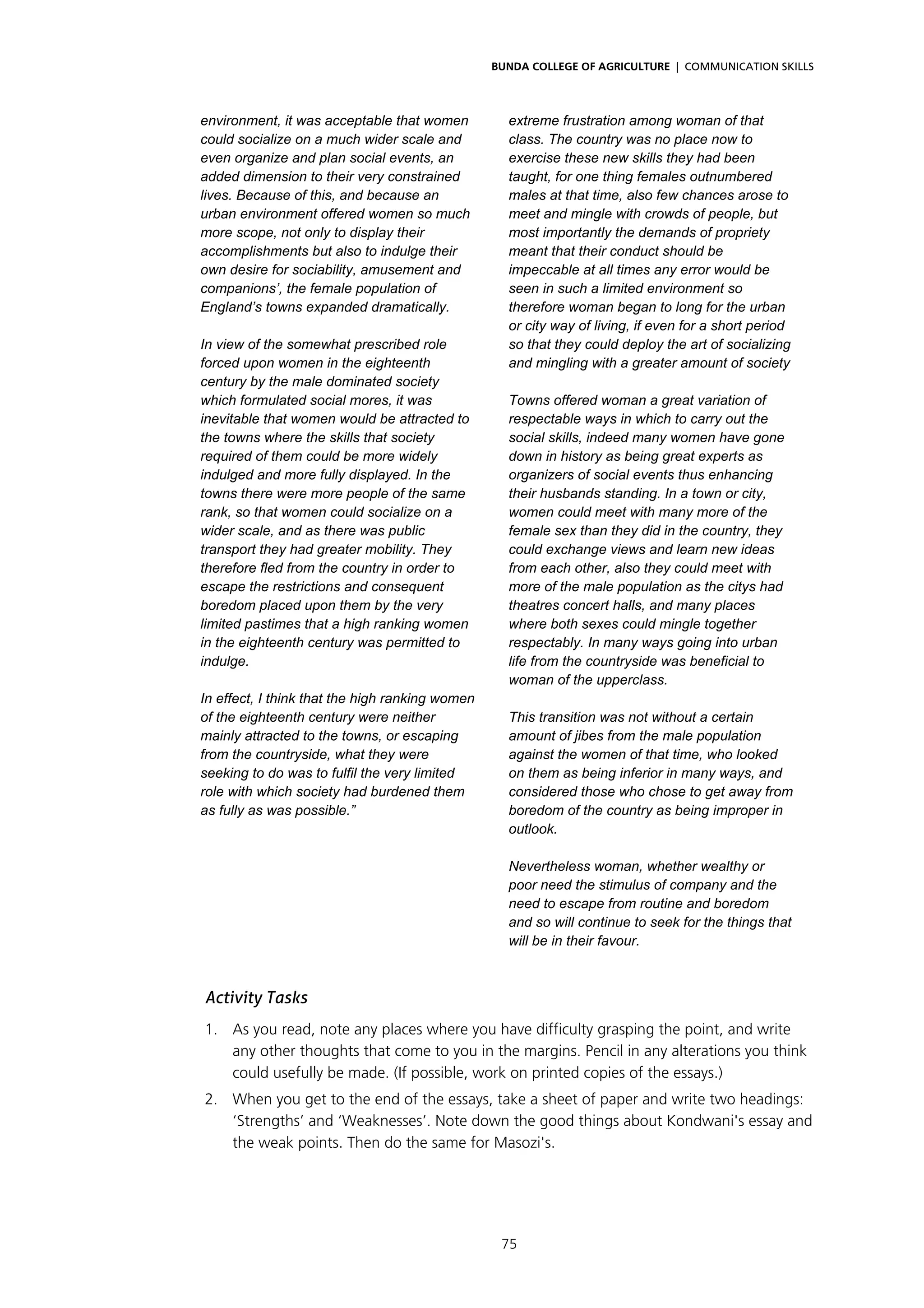 Communication Skills: Writing | PDF