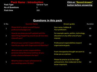 6 x6 questionnaire eis | PPT