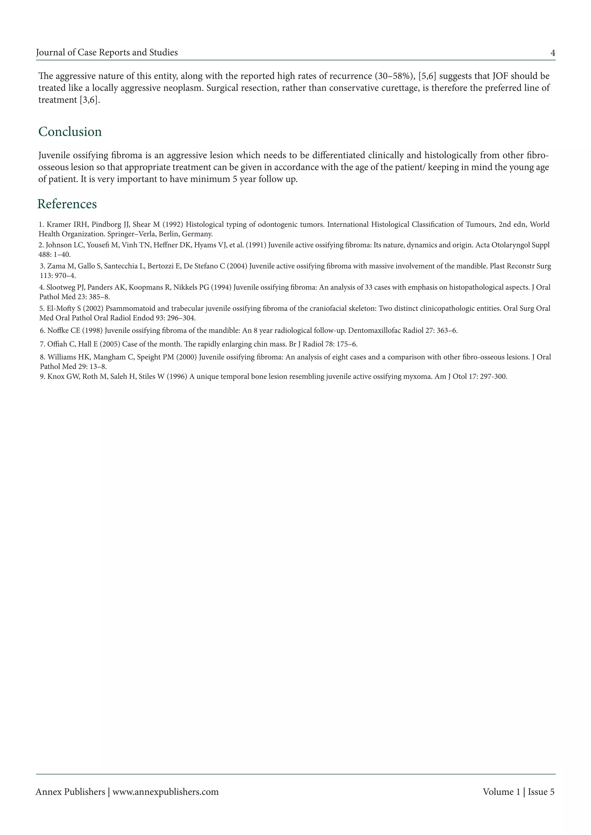 Juvenile ossifying-fibroma-who-type | PDF | Bone and Joint Conditions ...