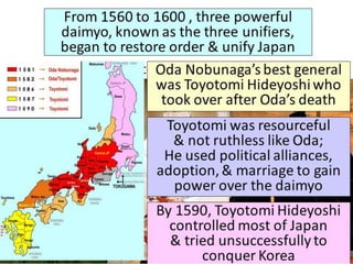 Unification of japan | PPTX
