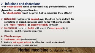 Herbal medicine Intro part 2 | PPTX