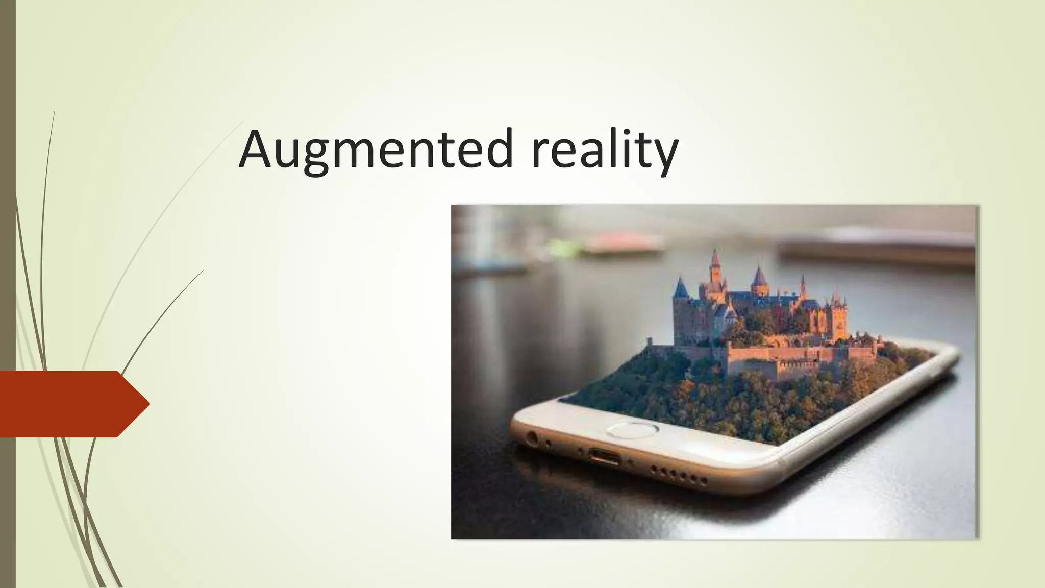 Augmented reality technical presentation | PPTX