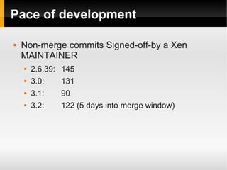 Xen in Linux 3.x (or PVOPS) | PDF