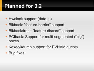 Xen in Linux 3.x (or PVOPS) | PDF