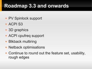 Xen in Linux 3.x (or PVOPS) | PPT