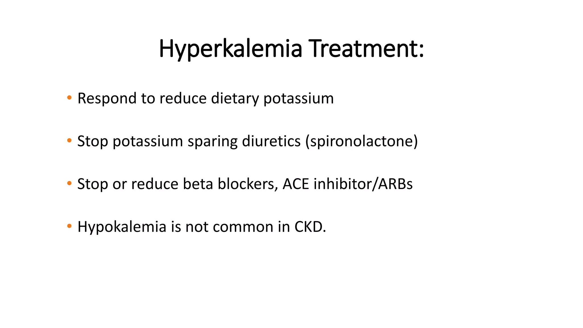 Management of chronic kidney disease | PPTX
