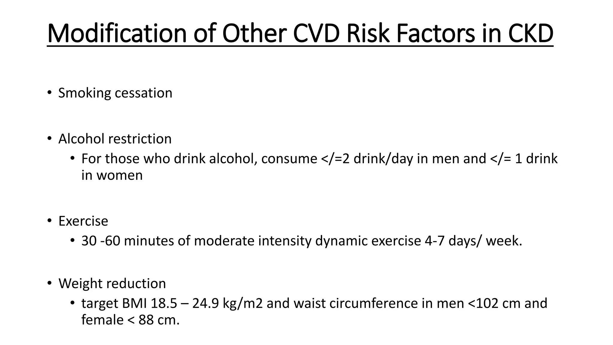 Management of chronic kidney disease | PPTX