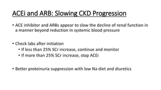Management of chronic kidney disease | PPTX