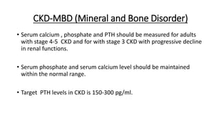 Management of chronic kidney disease | PPTX