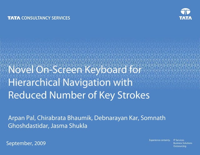 On screen kbd tcs | PPT