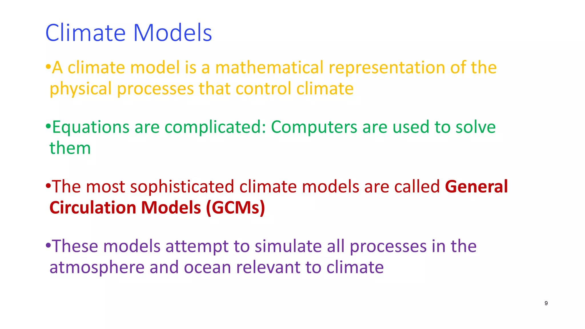 Climate Modeling and Future Climate Change Projections | PDF