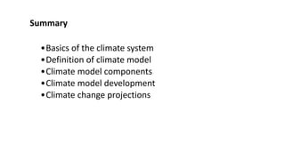 Climate Modeling and Future Climate Change Projections | PDF
