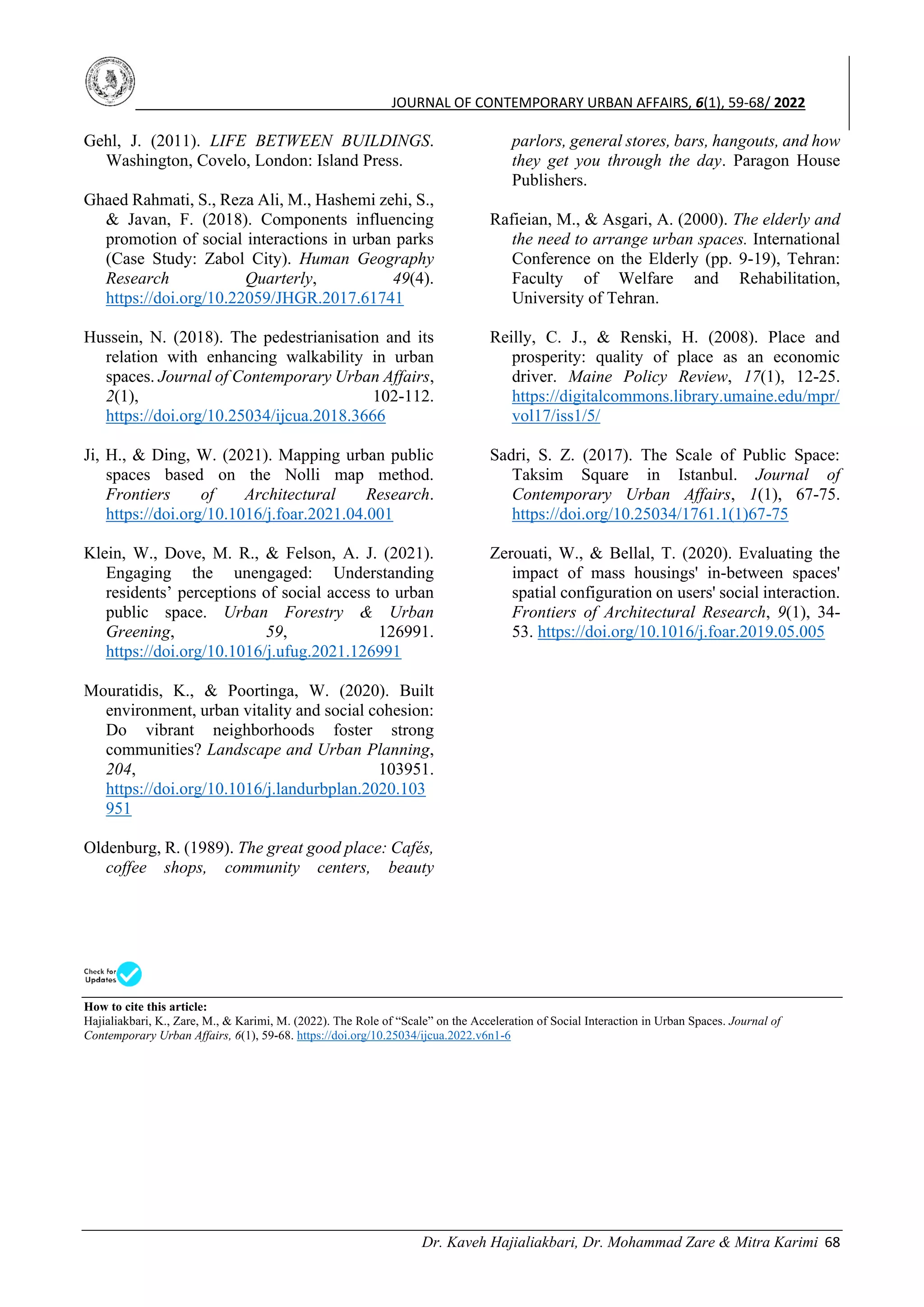 The Role of “Scale” on the Acceleration of Social Interaction in Urban ...