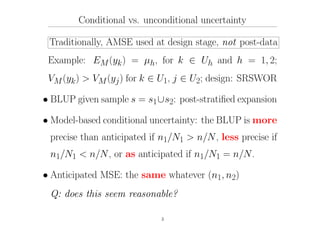 Session II - Estimation methods and accuracy Li-Chun Zhang Discussion ...