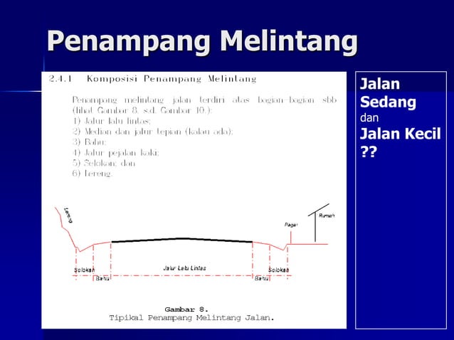 perancangan geometrik jalan | PPTX