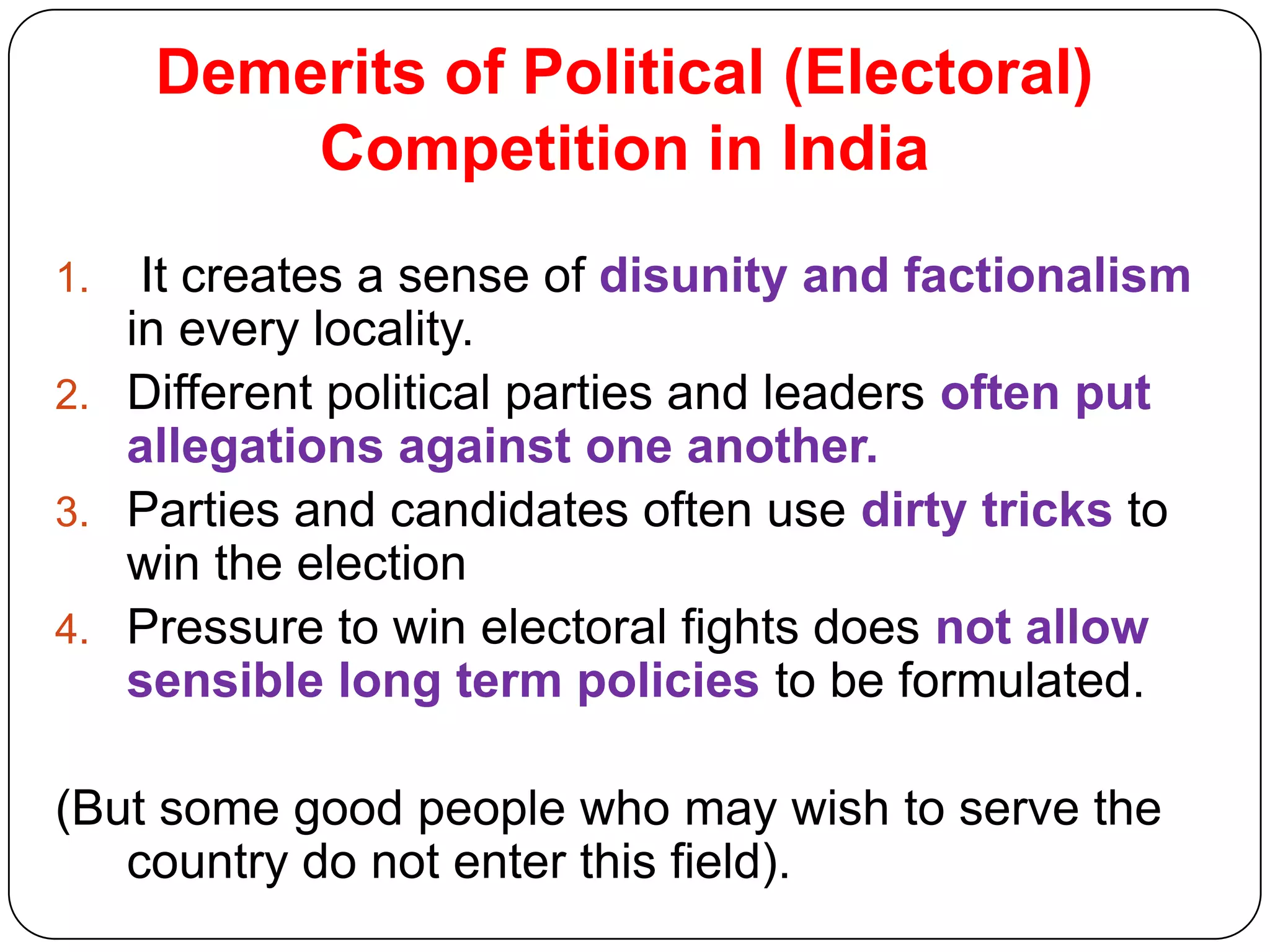 Electoral Politics | PPTX