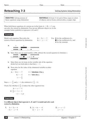 7.1 7.3 reteach (review) | PDF