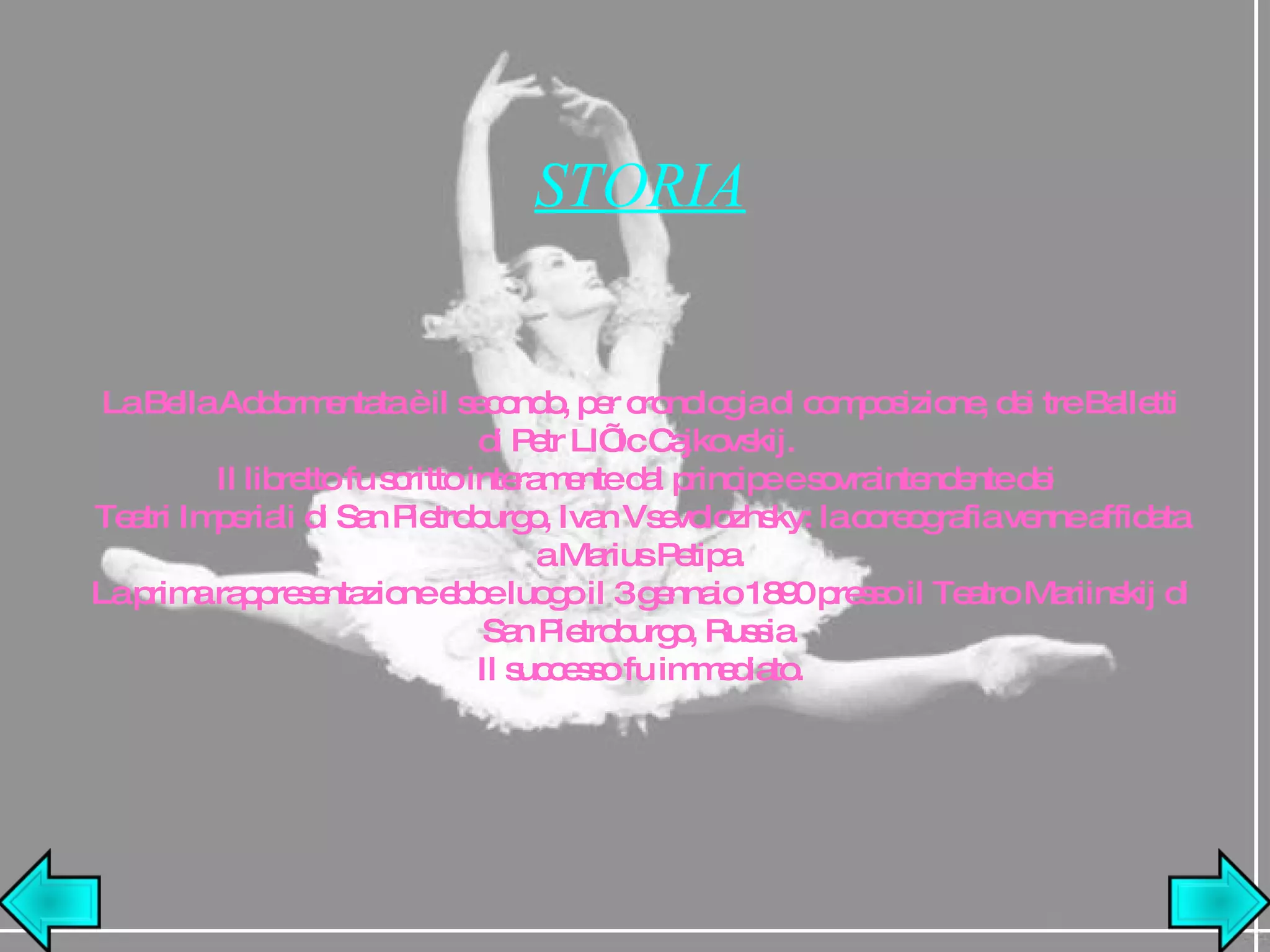 LA BELLA ADDORMENTATA | PPS