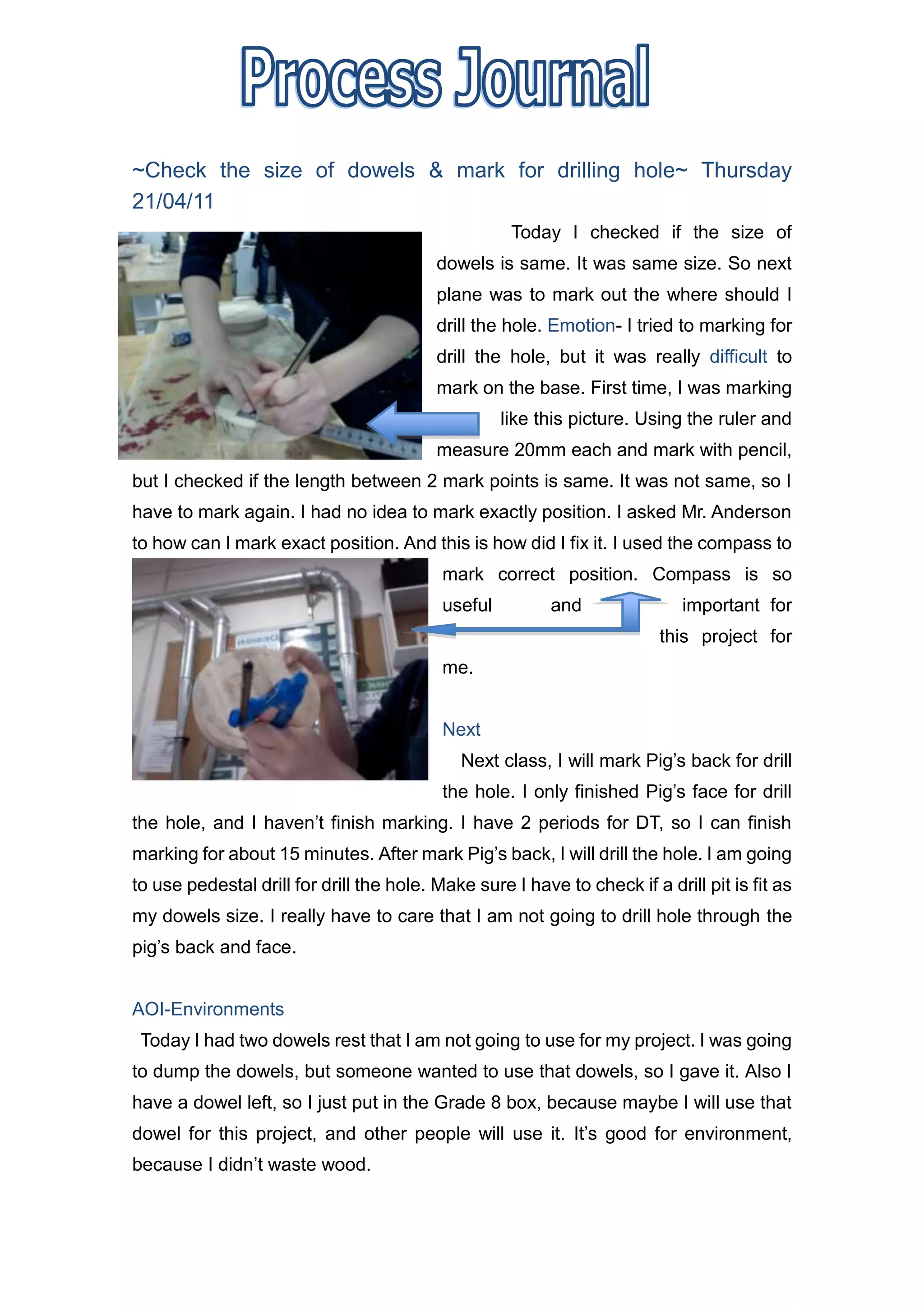 Process Journal 7 | PDF