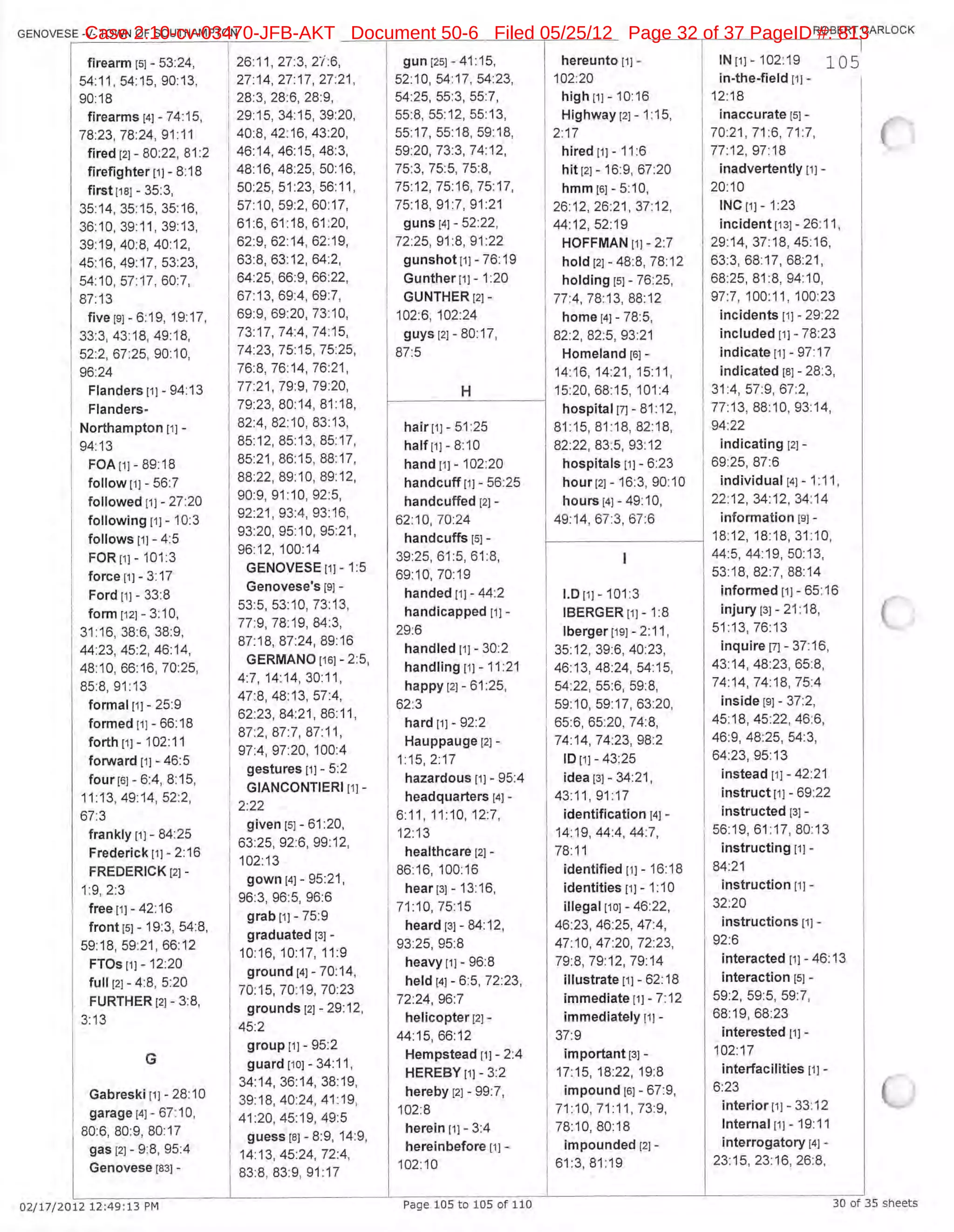 Ex E: Deposition Transcript of Robert Carlock | PDF